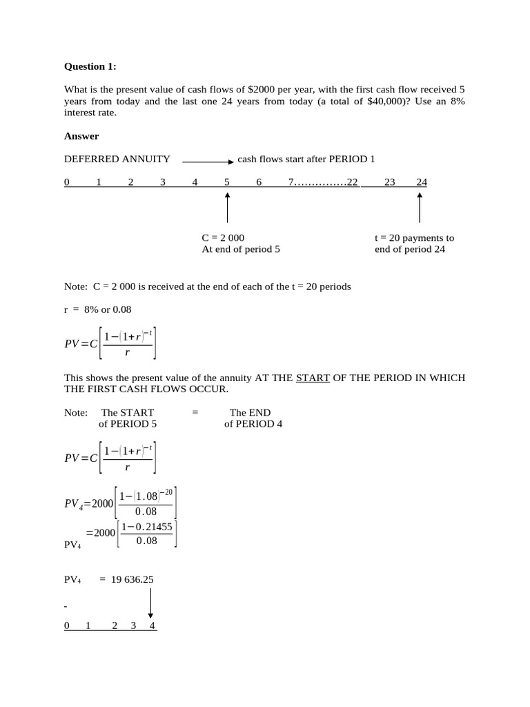 CH06 - Additional Exercises 2-SOL | PDF | Present Value | Economies