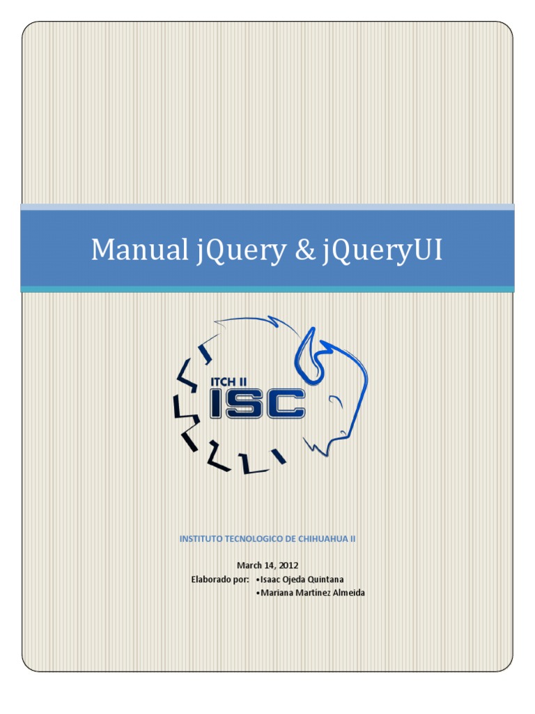 Manual de jQuery para Desarrolladores | PDF | HTML | Script Java