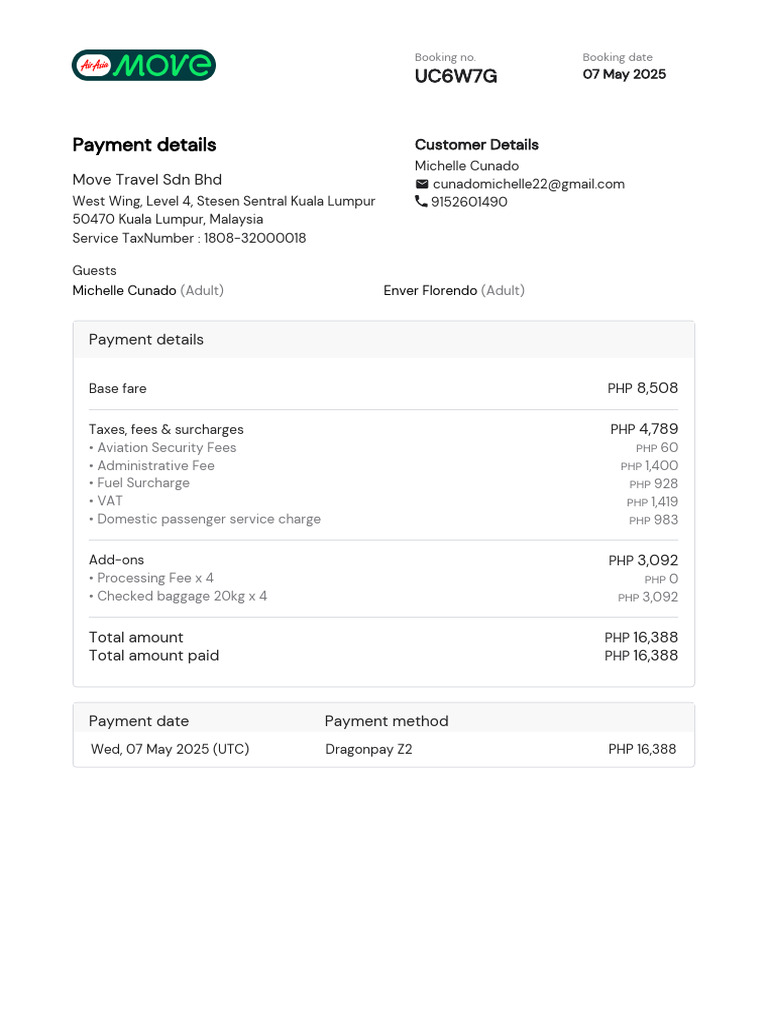 Invoice CEB MNL 12-05-2025 60530103213 | PDF