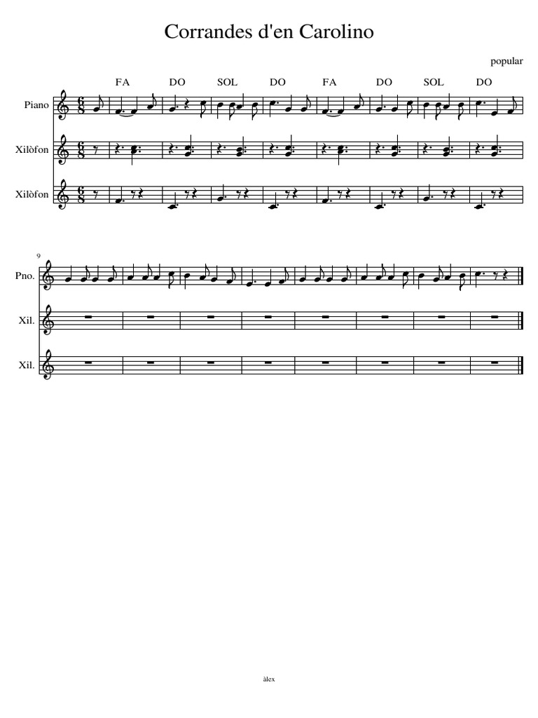 Corrandes D'en Carolino | PDF