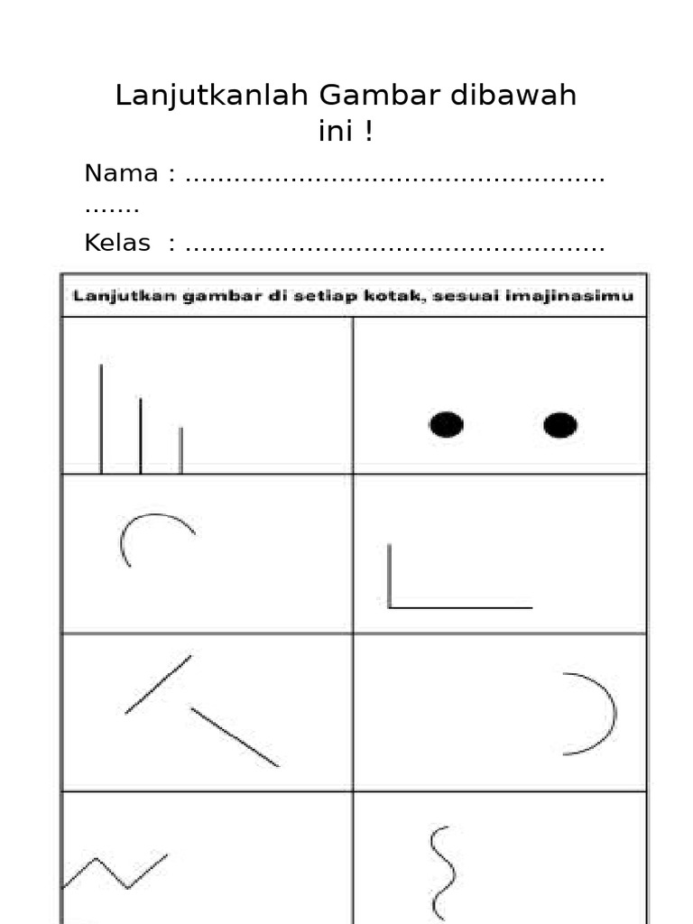 Lanjutkanlah Gambar Dibawah Ini | PDF