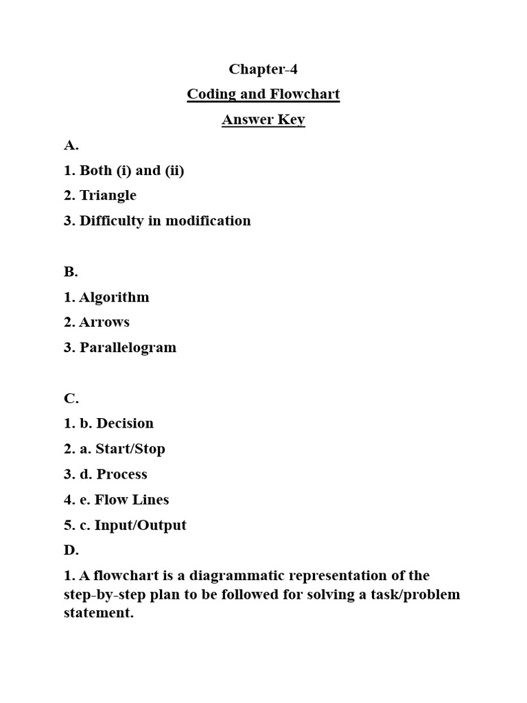 Flowchart Basics for Class 7 Students | PDF