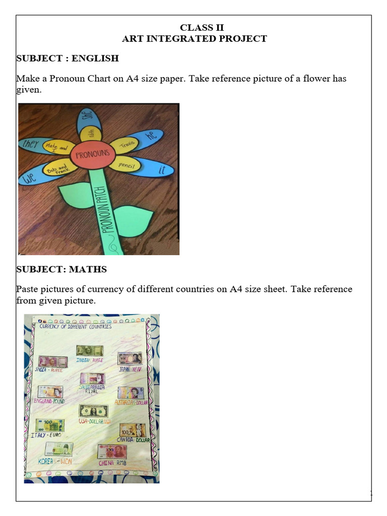 Class 2 Art Integrated Project Guide | PDF