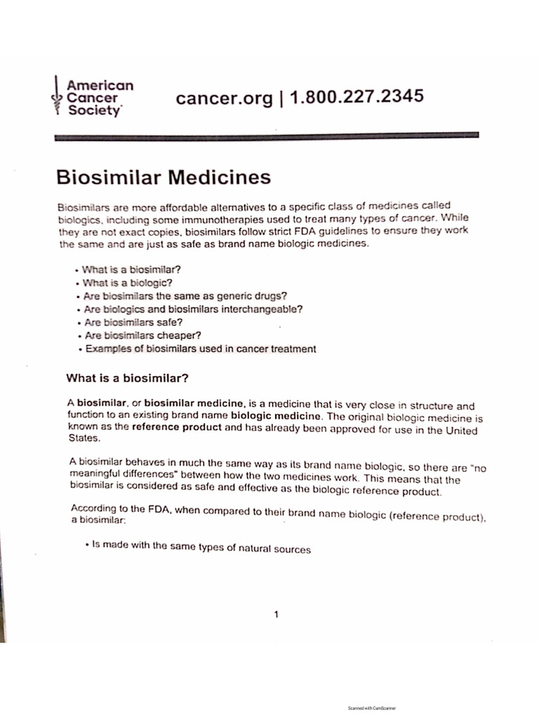 Biosimilars | PDF