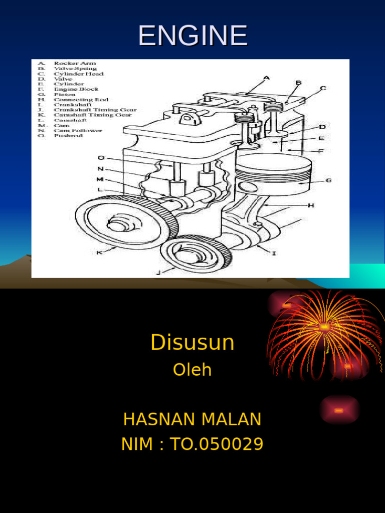 Cara Kerja Motor Dan Komponen Utama Engine | PDF
