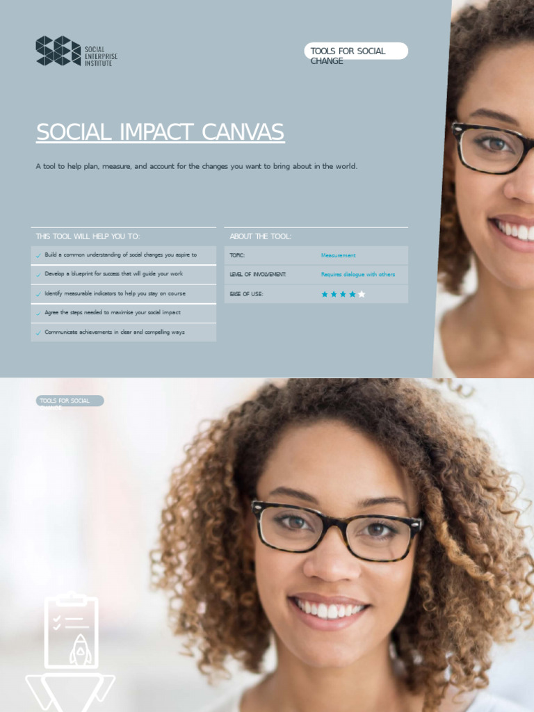 Social Impact Canvas-20250520110717 | PDF | Literacy | Performance Indicator