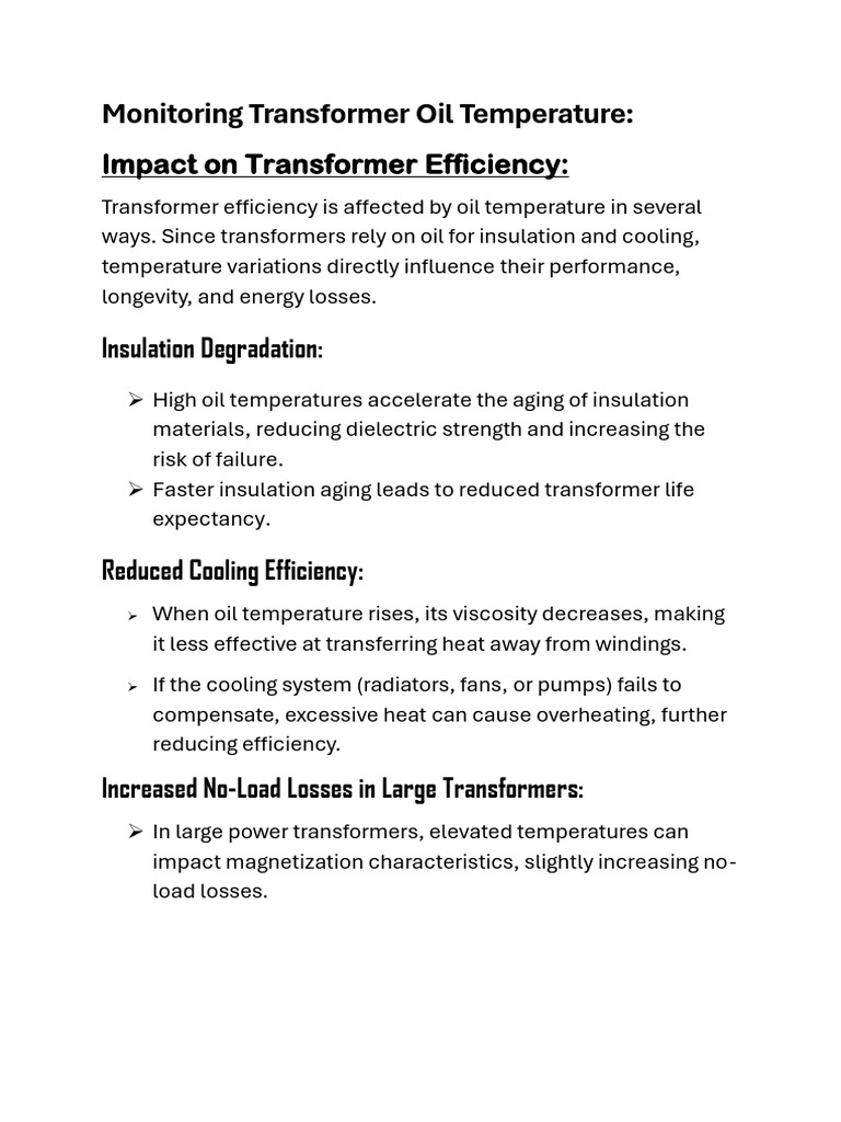 Monitoring Transformer Oil Temperature | PDF | Transformer | Internet ...