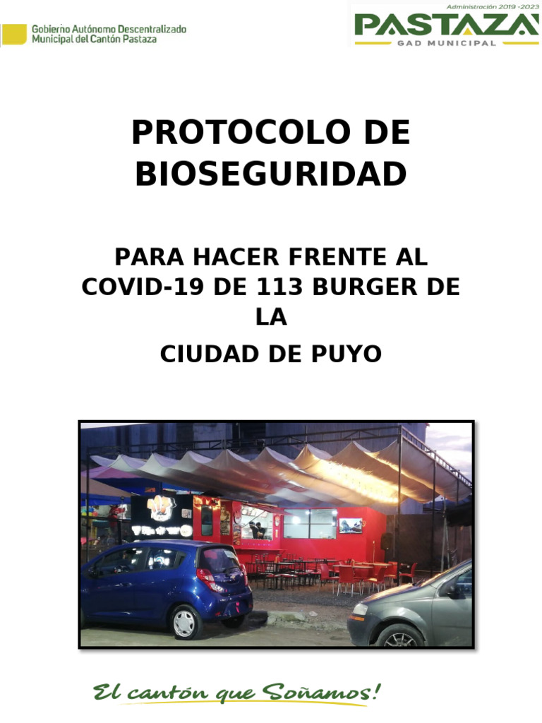 Protocolo de Bioseguridad | PDF | Influenza | Lavado de manos
