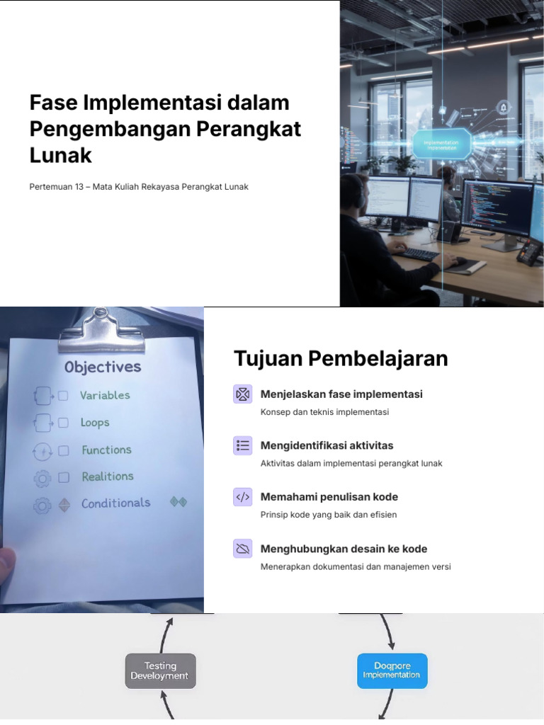 Fase Implementasi Perangkat Lunak | PDF