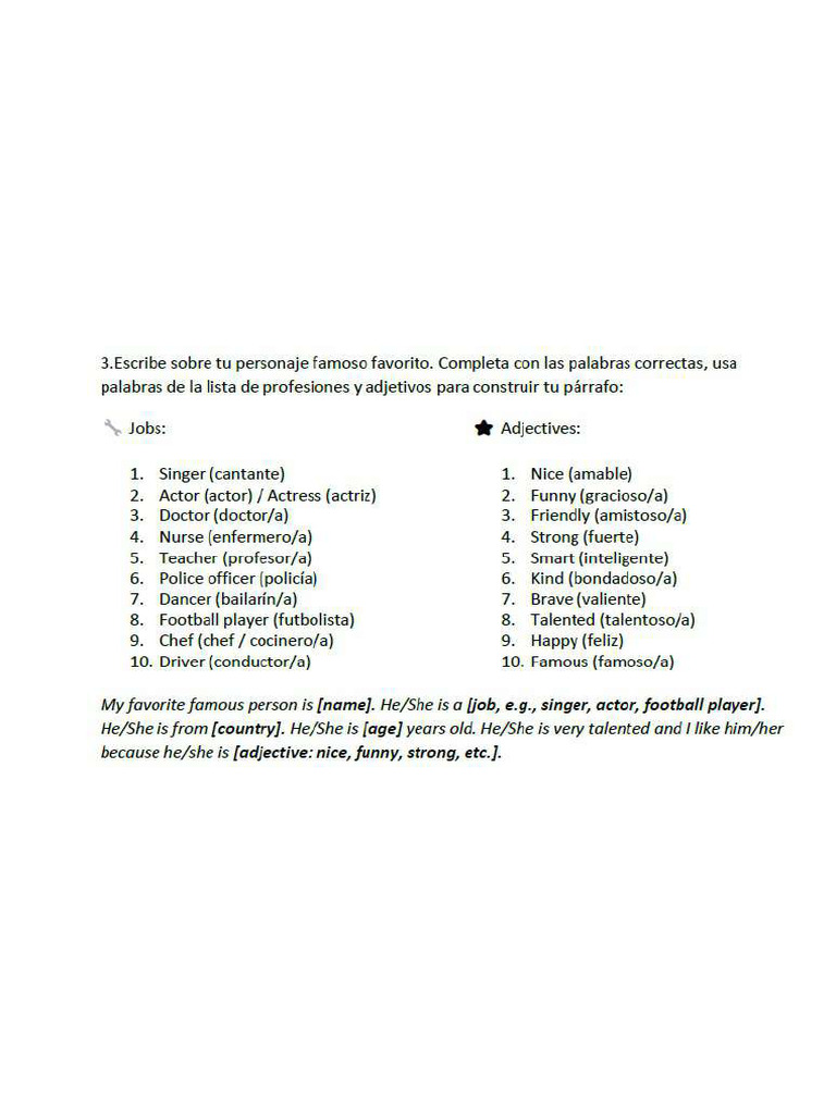 My Favorite Famous | PDF