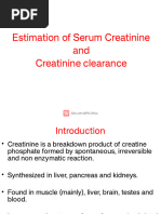 Determination of Serum Creatinine (Jaffe Method) | PDF | Creatinine ...