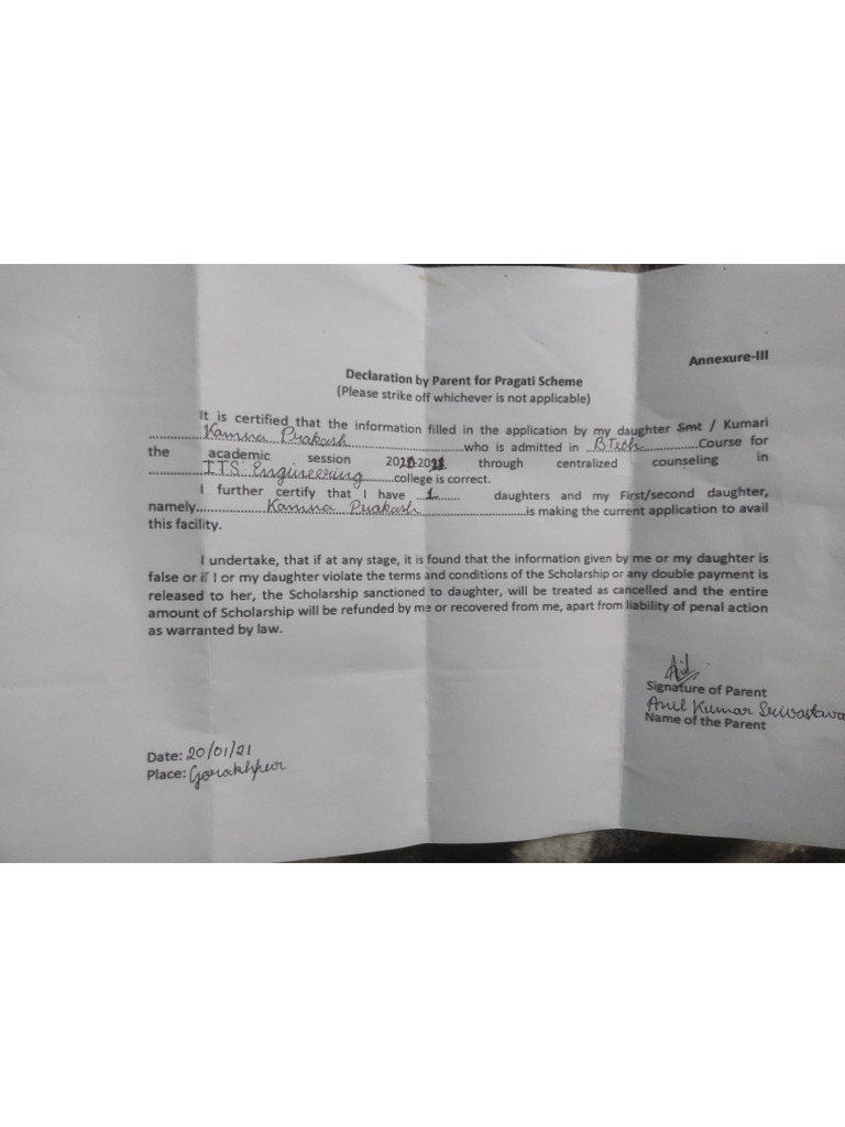 Declaration PDF | PDF