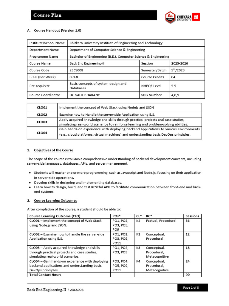 Back End Engineering-II | PDF | Postgre Sql | Software Development