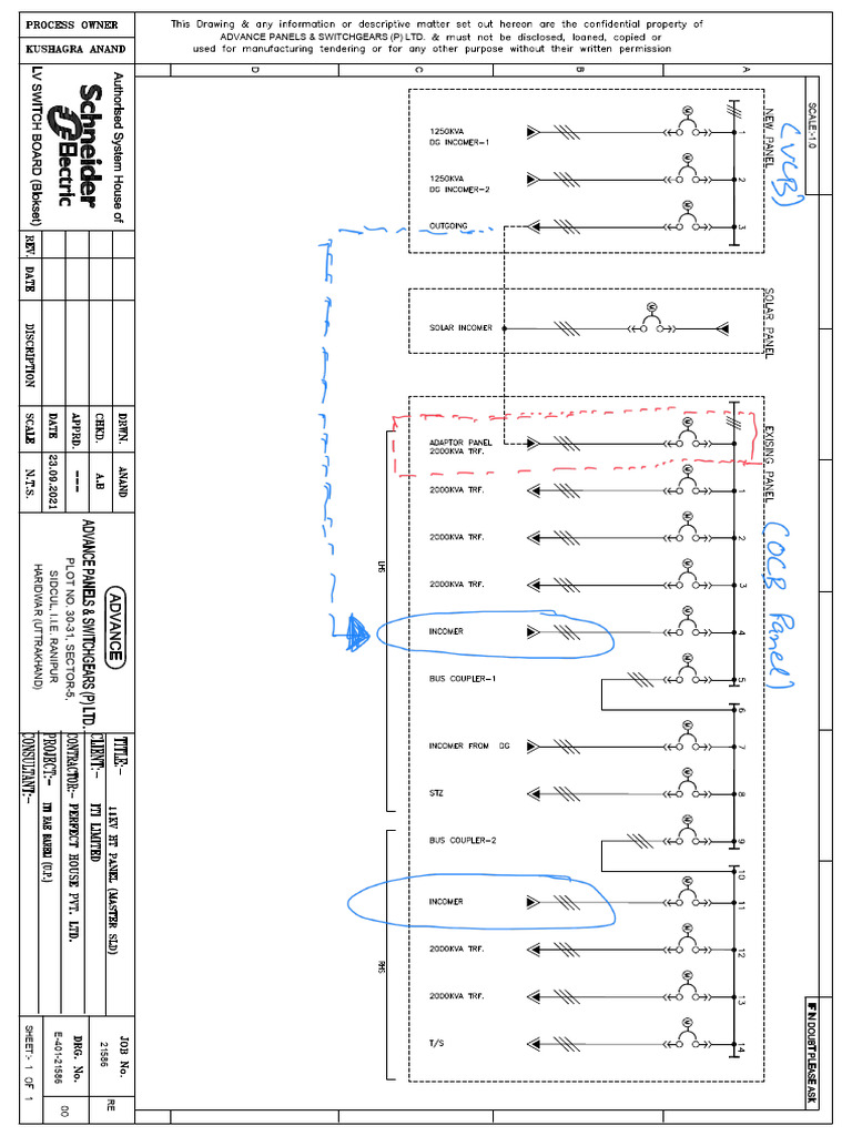 11kv HT Panel Master SLD | PDF
