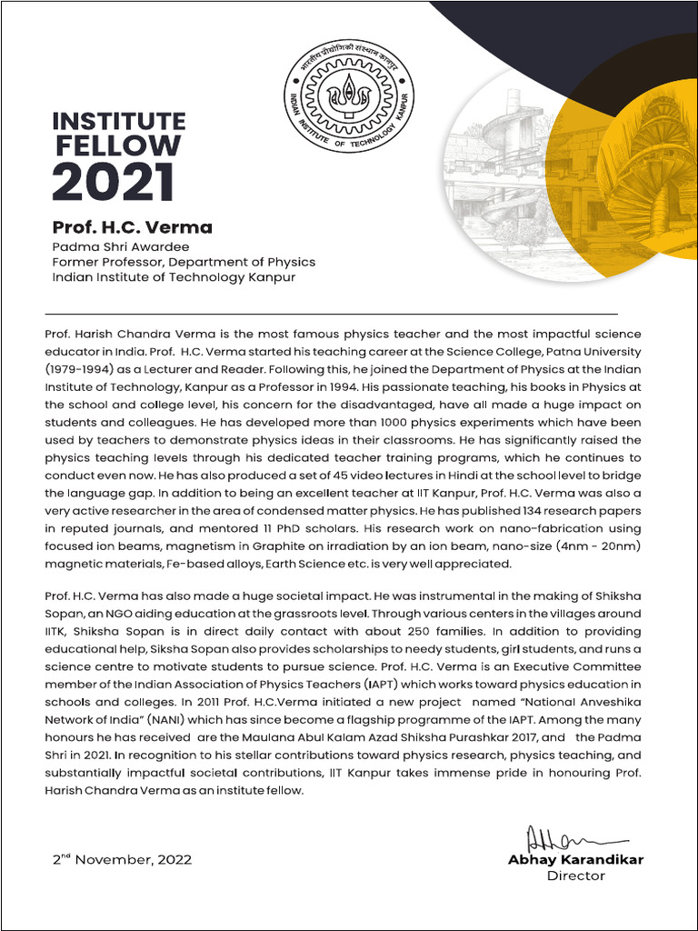 Citation Prof HC Verma | PDF