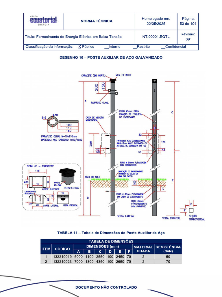 Poste Metalico | PDF
