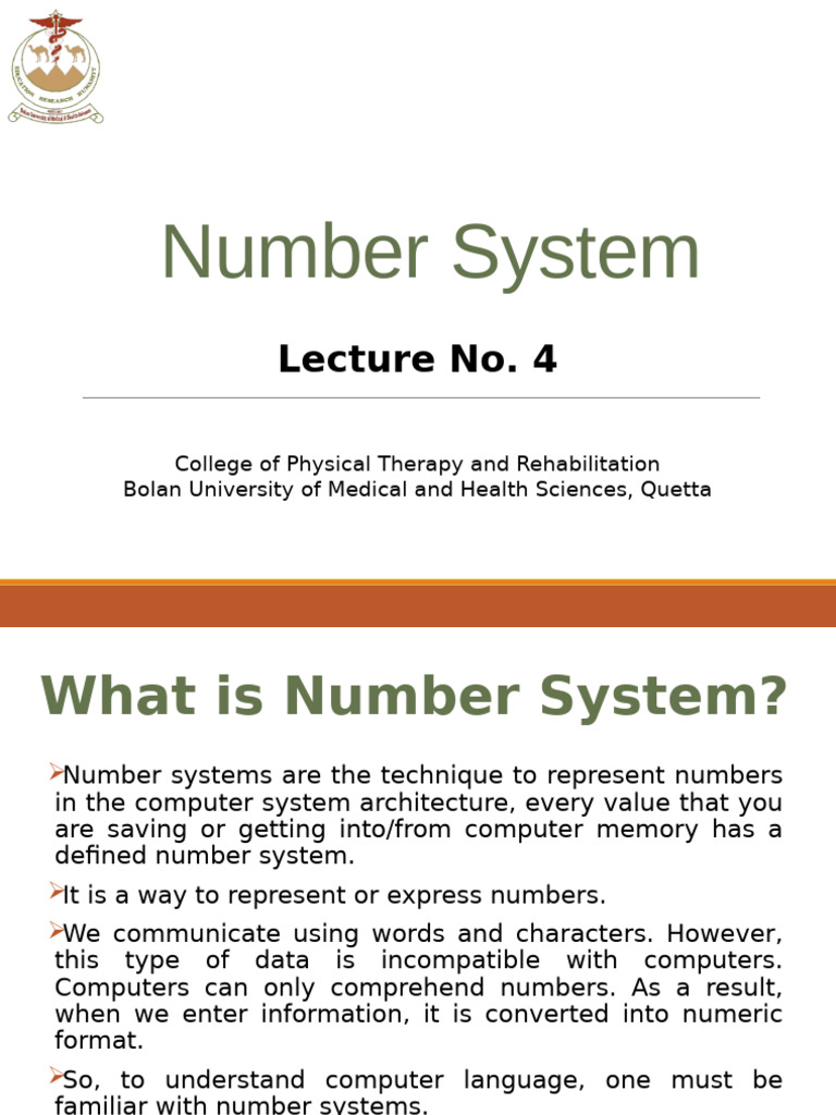 ICT Lecturer-4 Final | PDF | Decimal | Numbers
