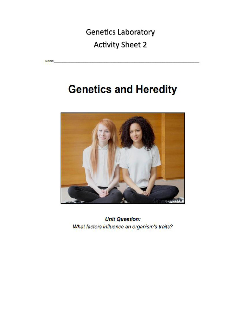 Genetics Lab 2 | PDF