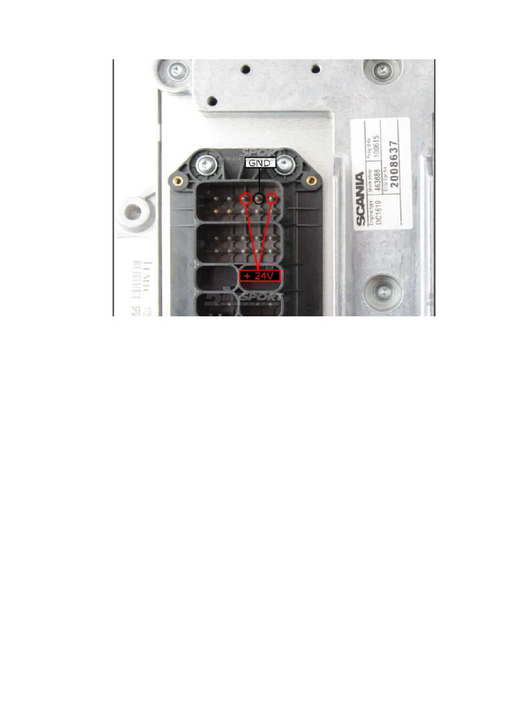 Alimentação Conector Scania ms6 | PDF