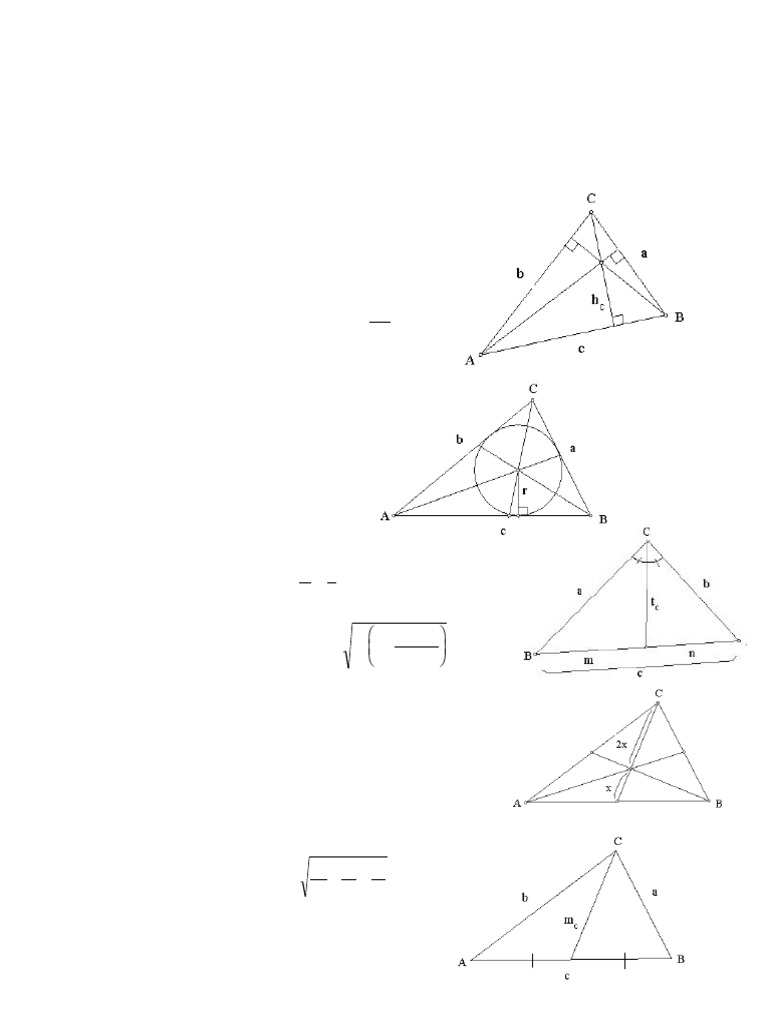Understanding Cevians in Triangles | PDF