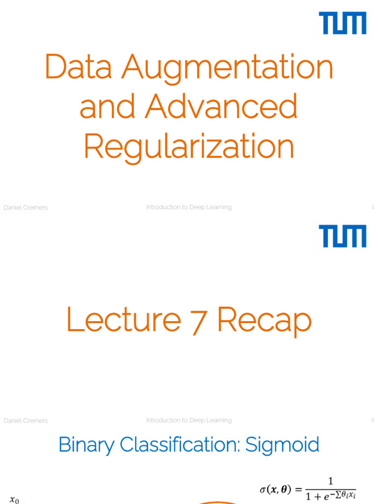 8.augmentation and Regularization | PDF | Deep Learning | Algorithms