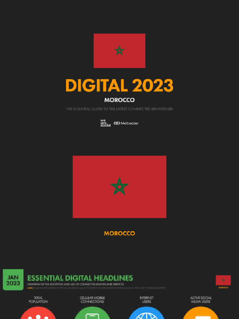Resume Du Digital Morocco - 2023 | PDF