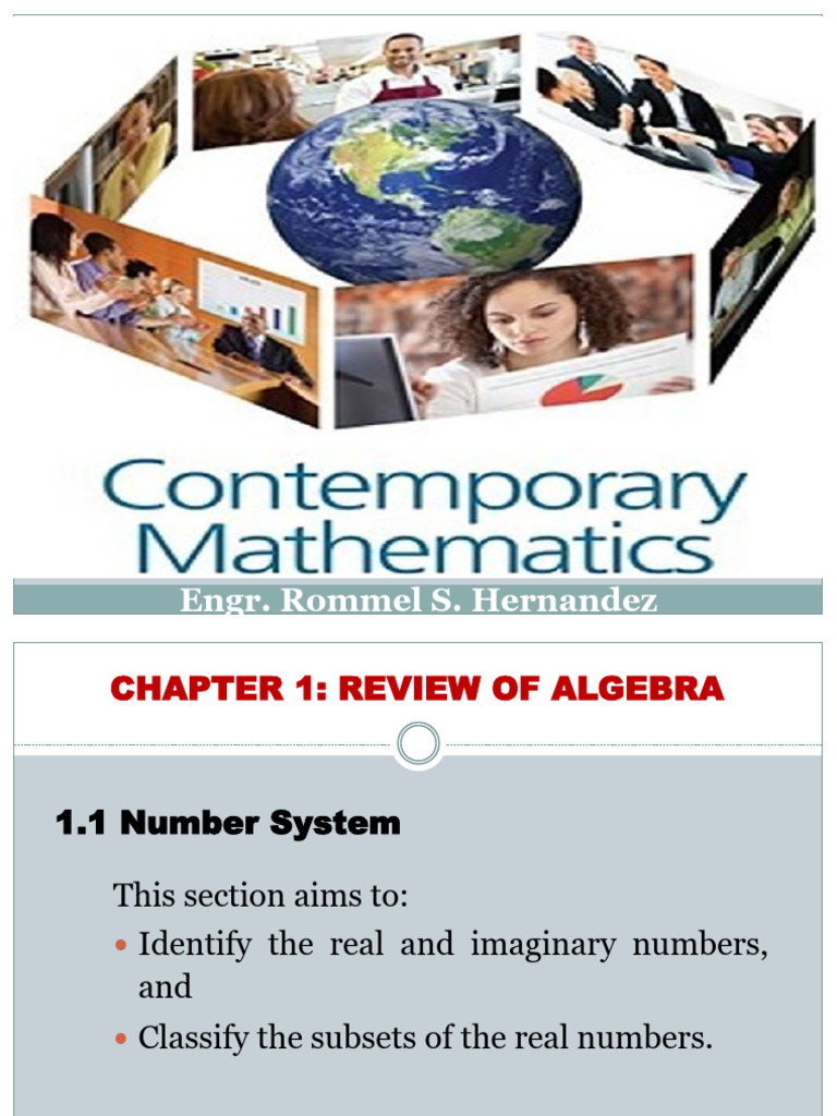 Chapter 1a Review of Algebra 2024 | PDF | Numbers | Integer