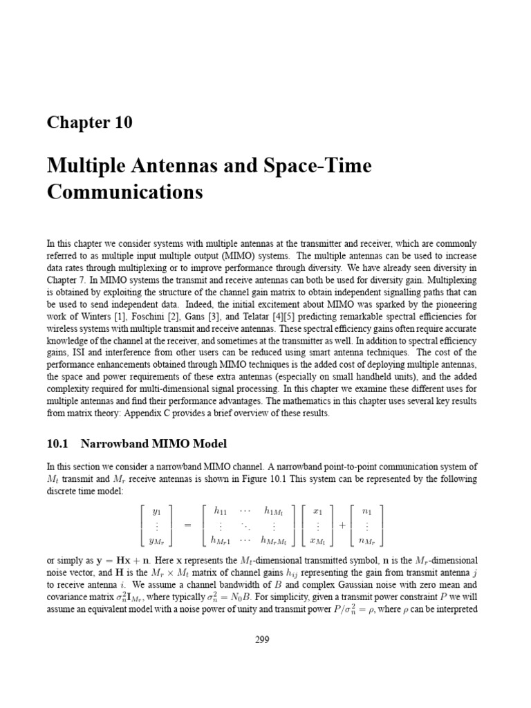MIMO Systems: Antenna Techniques Explained | PDF | Mimo ...