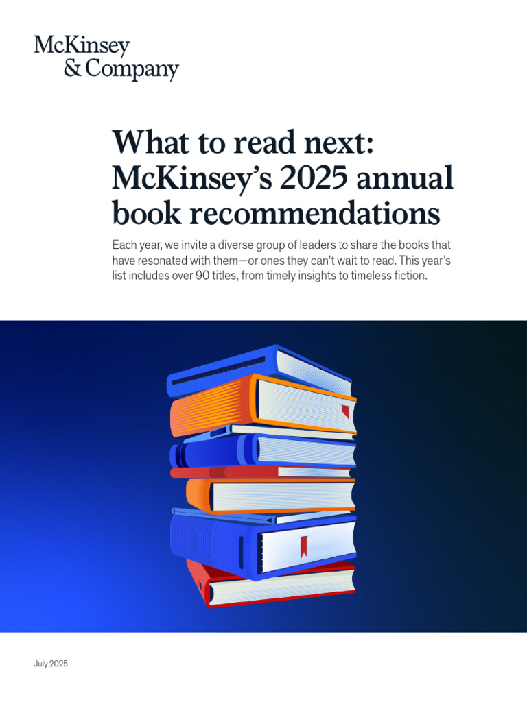 What To Read Next Mckinseys 2025 Annual Book Recommendations | PDF | Random House | Harper Collins