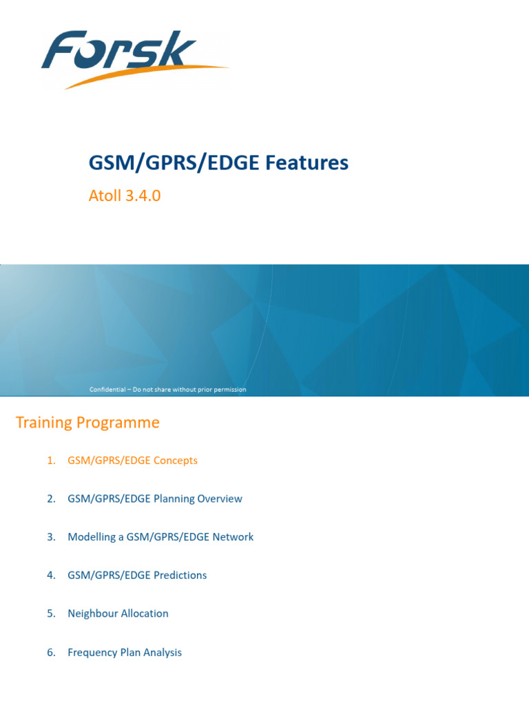 GSM/GPRS/EDGE Network Training Guide | PDF | General Packet Radio ...