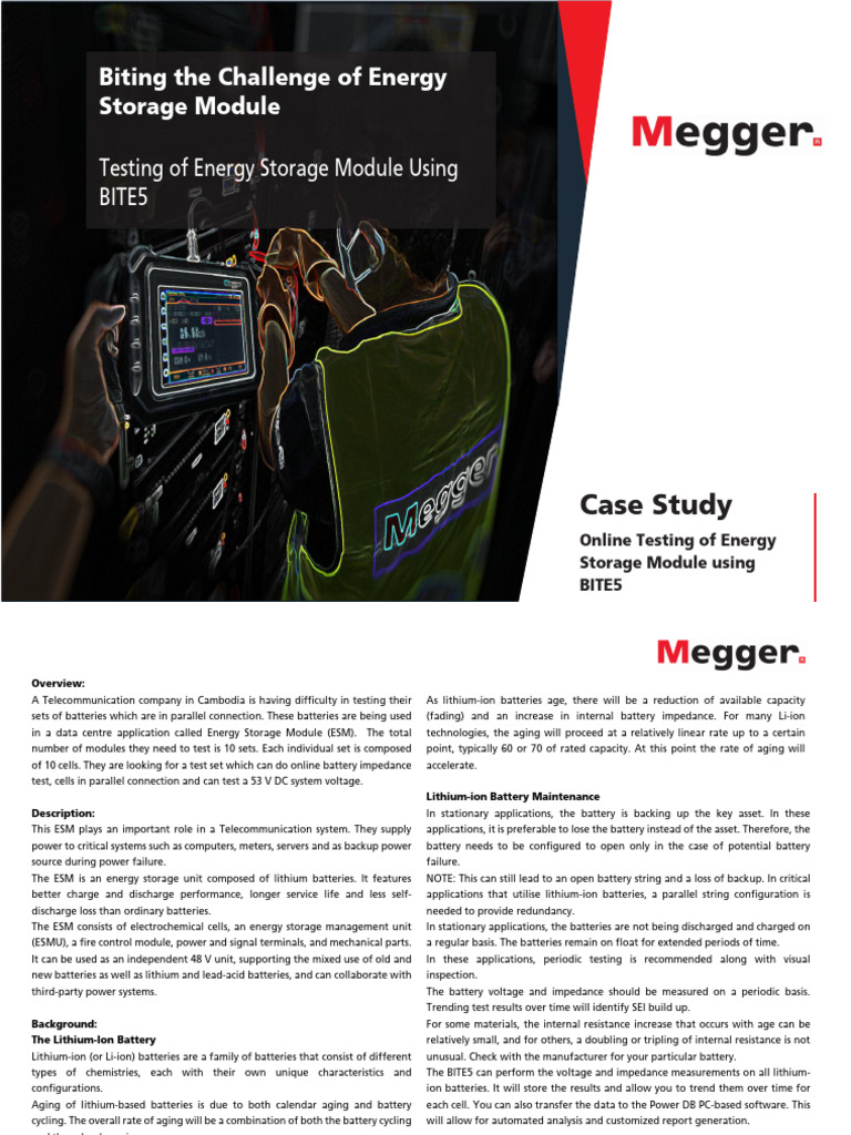 BITE5 - Case Study - en | PDF | Lithium Ion Battery | Electromagnetism