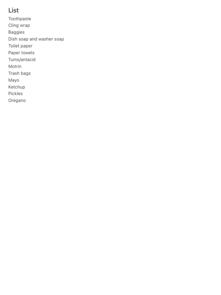 List | PDF
