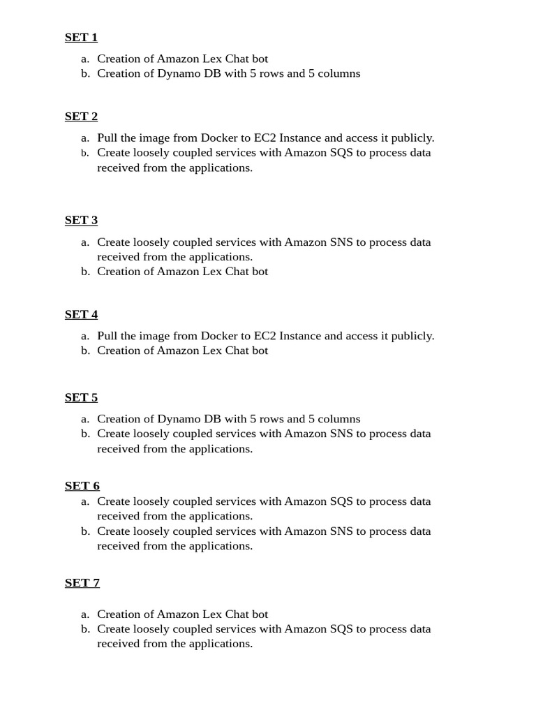 Lab Internal II Set's | PDF