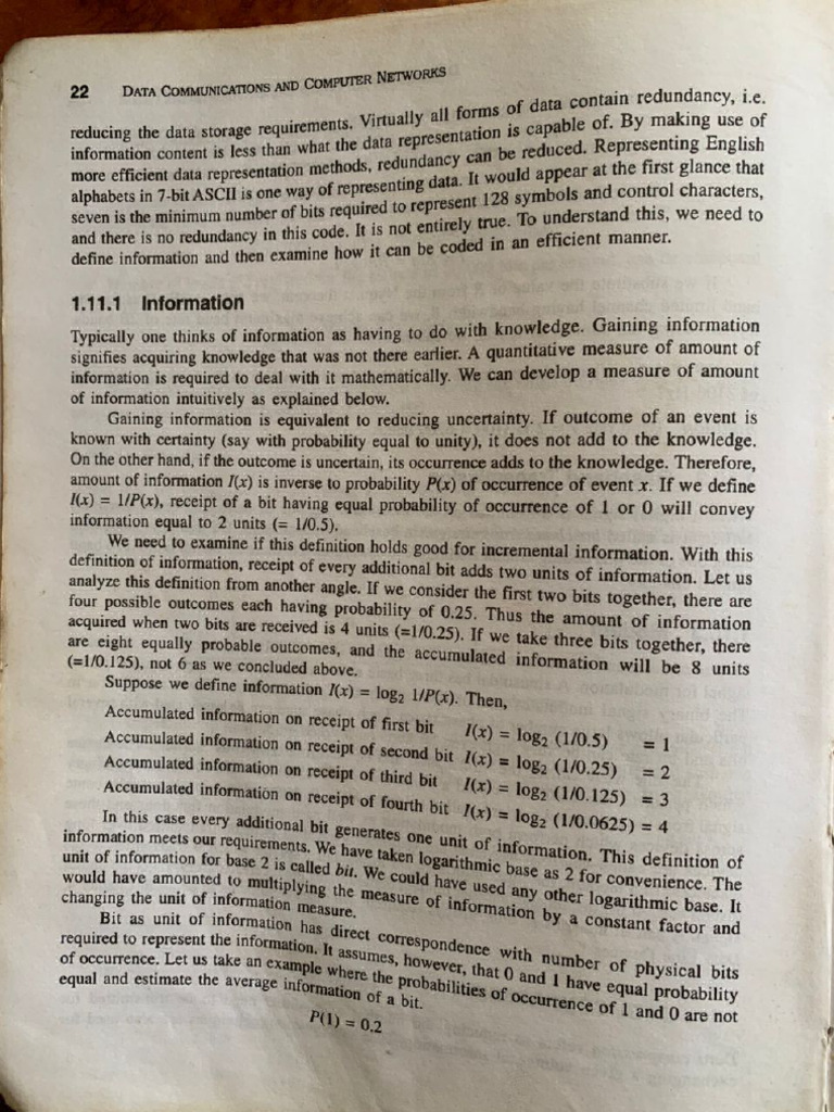 CSC 438 (Entropy and Redundancy) | PDF