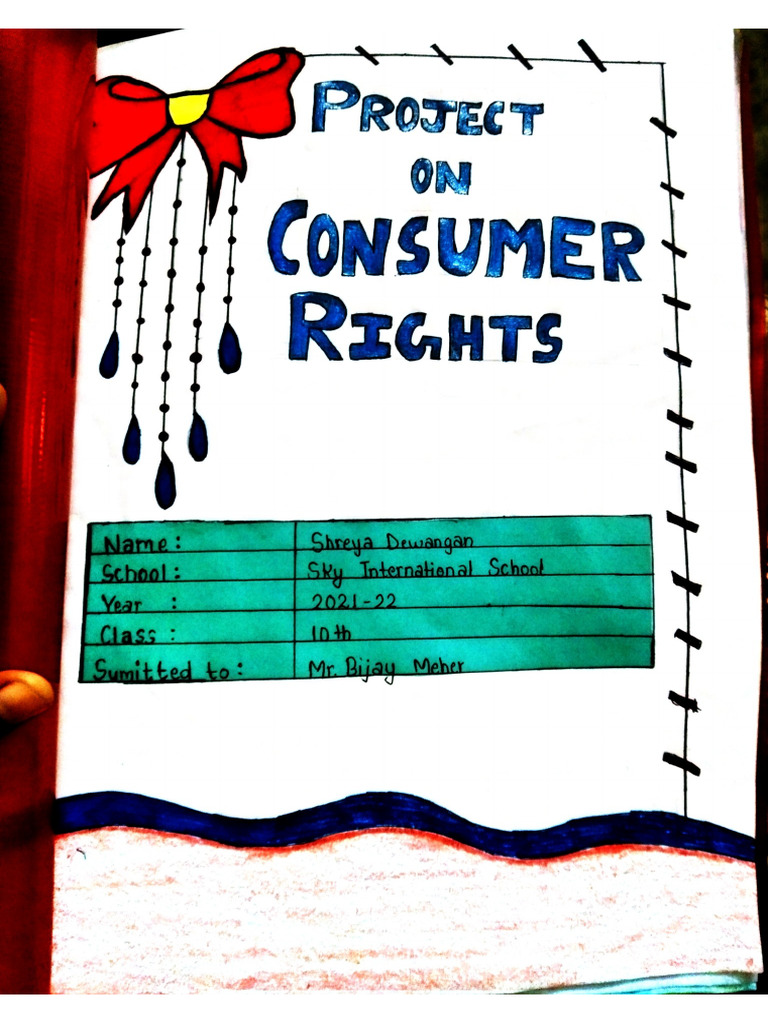 Consumer Right Project | PDF