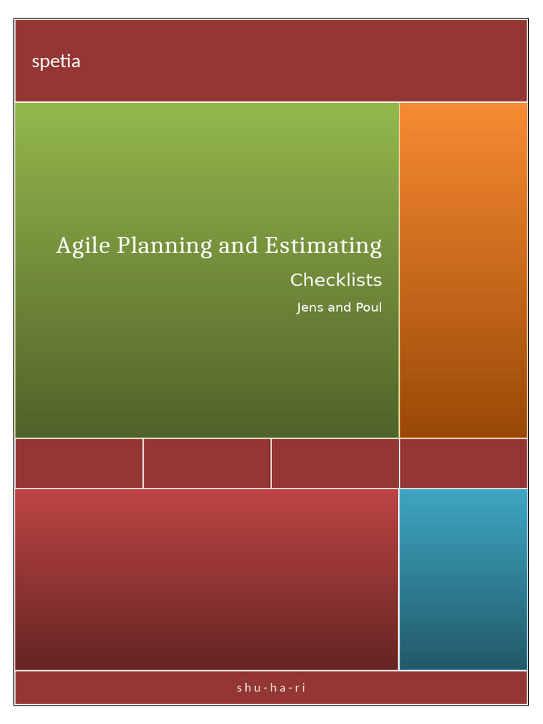 (C) Agile Planning and Estimating Checklist | PDF | Scrum (Software ...