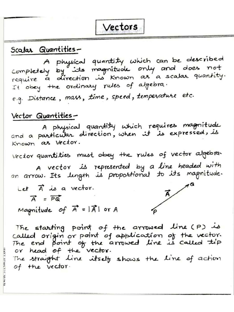 Ch-3 (Motion in Two Dimension) | PDF