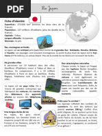 Exposé sur le Japon pour CM1/CM2 | PDF