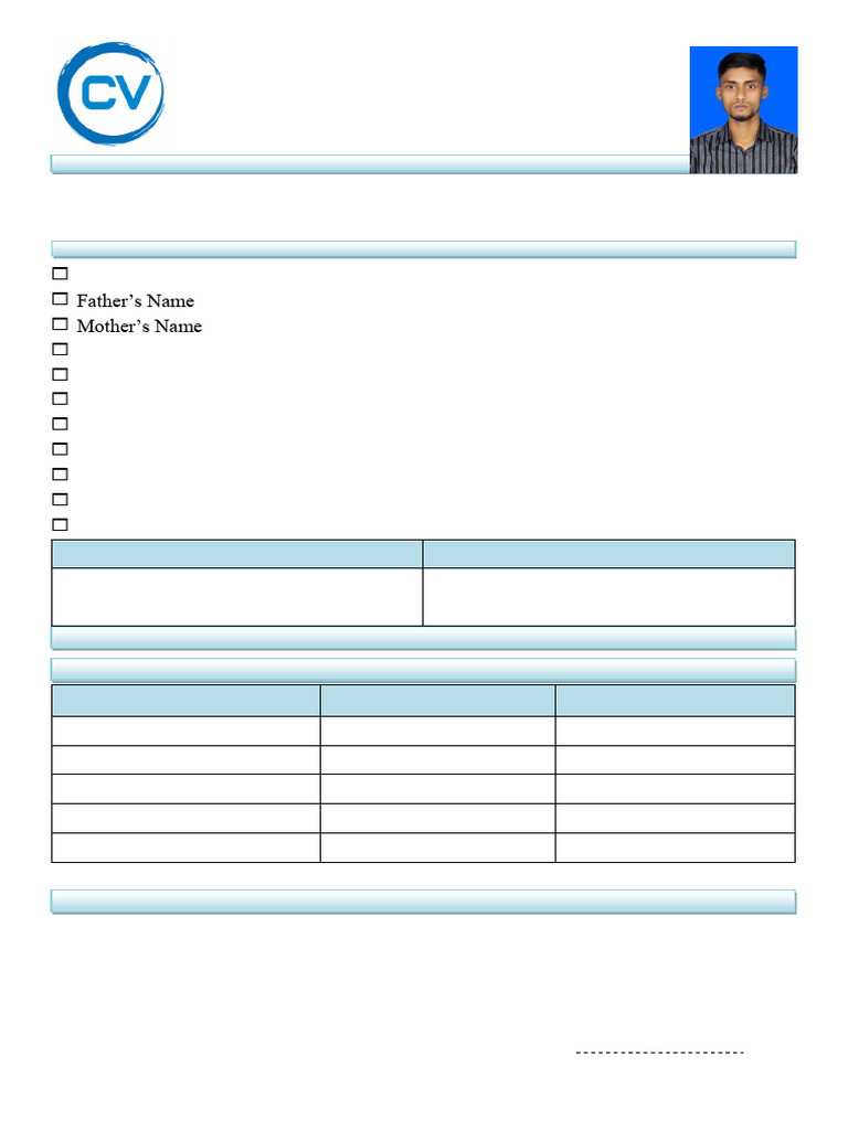 Md. Al-Amin Curriculum Vitae | PDF