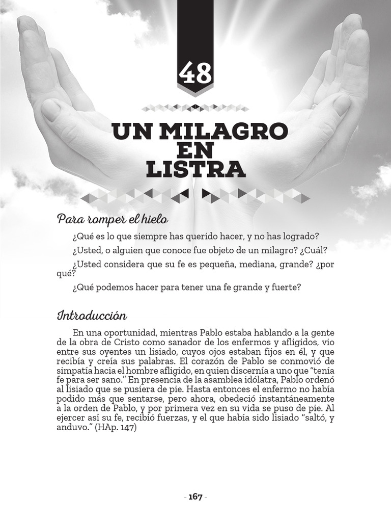 48 Un Milagro en Listra | PDF | Pablo el apóstol | Jesús