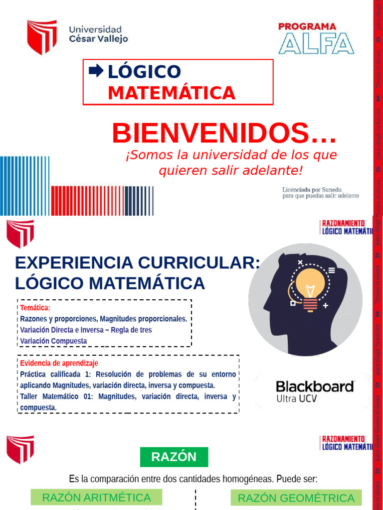 Sesión Nº1b - Regla de Tres Simple Directa e Inversa, Variación ...