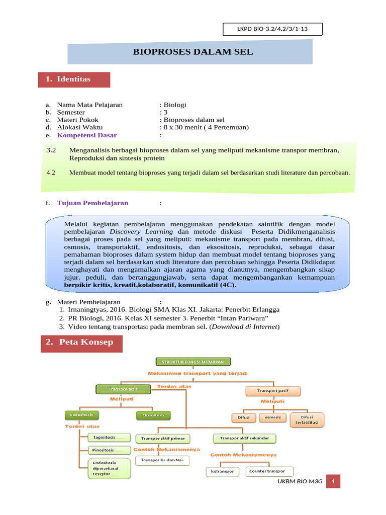 Bioproses Sel Dimas Akbar P | PDF