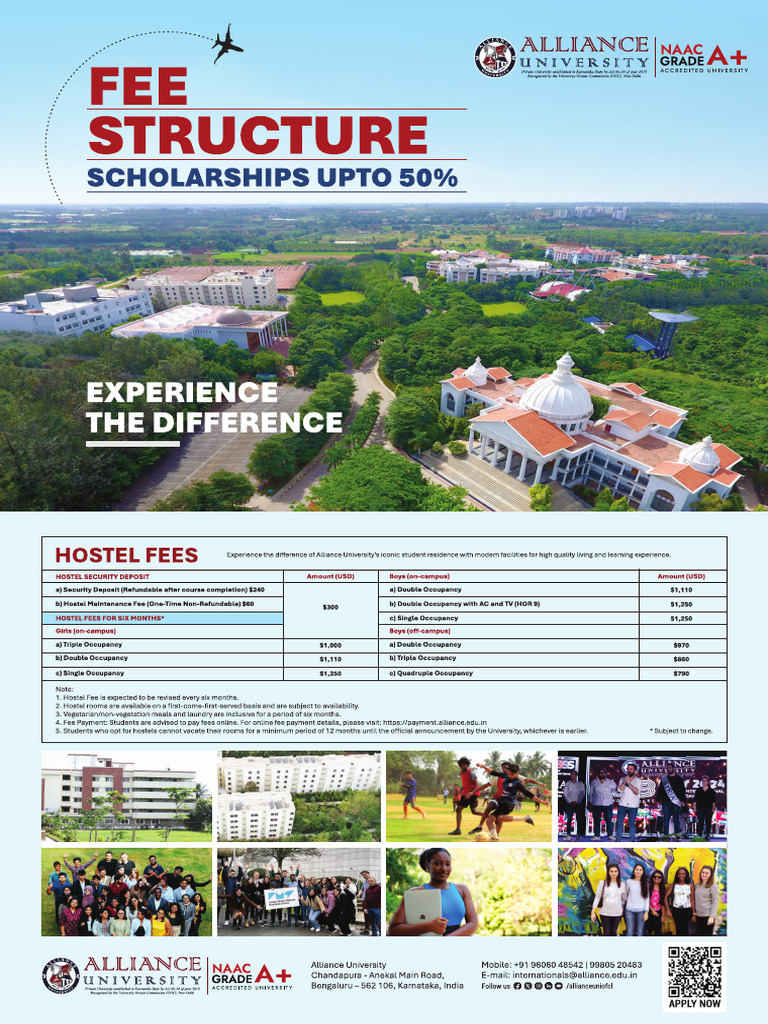 International Fee Structure | PDF