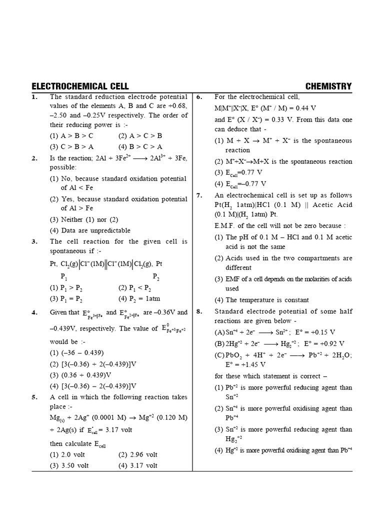 New Concentration After Electrolysis | PDF | Electrochemistry | Redox