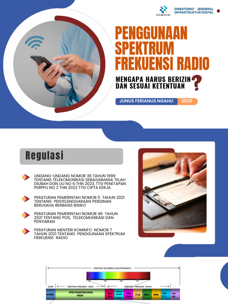 Pak Feri-Penggunaan Spektrum Frekuensi Radio | PDF