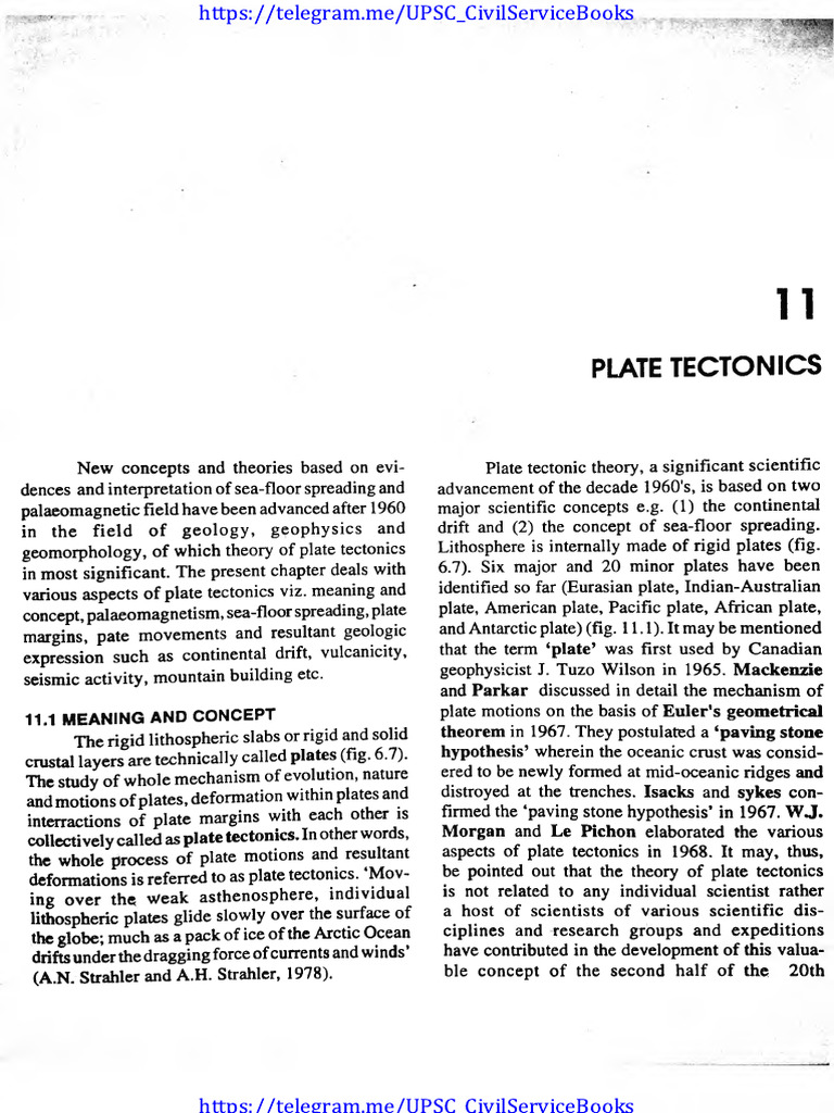 Plate Tectonics | PDF | Geology | Plate Tectonics