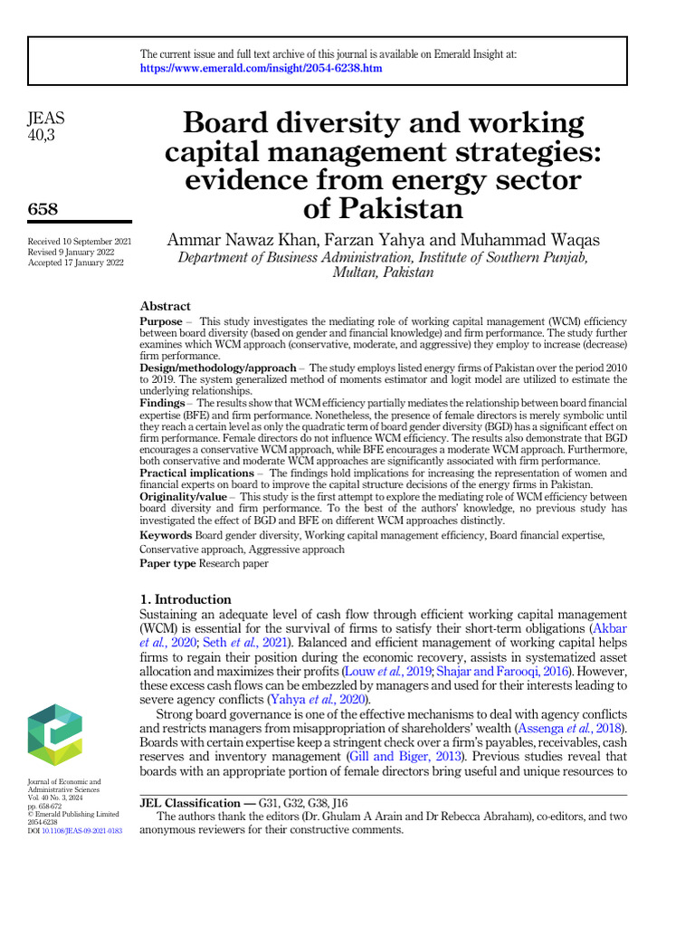 10 1108 - Jeas 09 2021 0183 | PDF | Standard Deviation | Risk