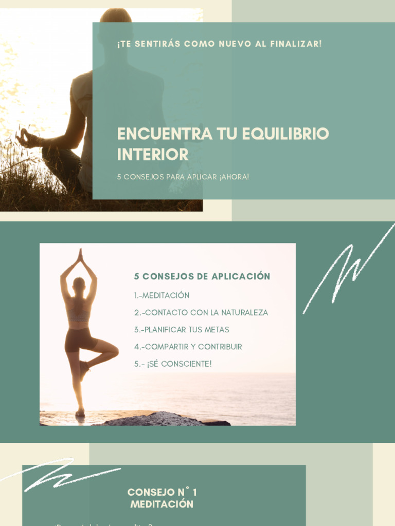 Encuentra tu equilibrio interior | PDF | Meditación | Mente