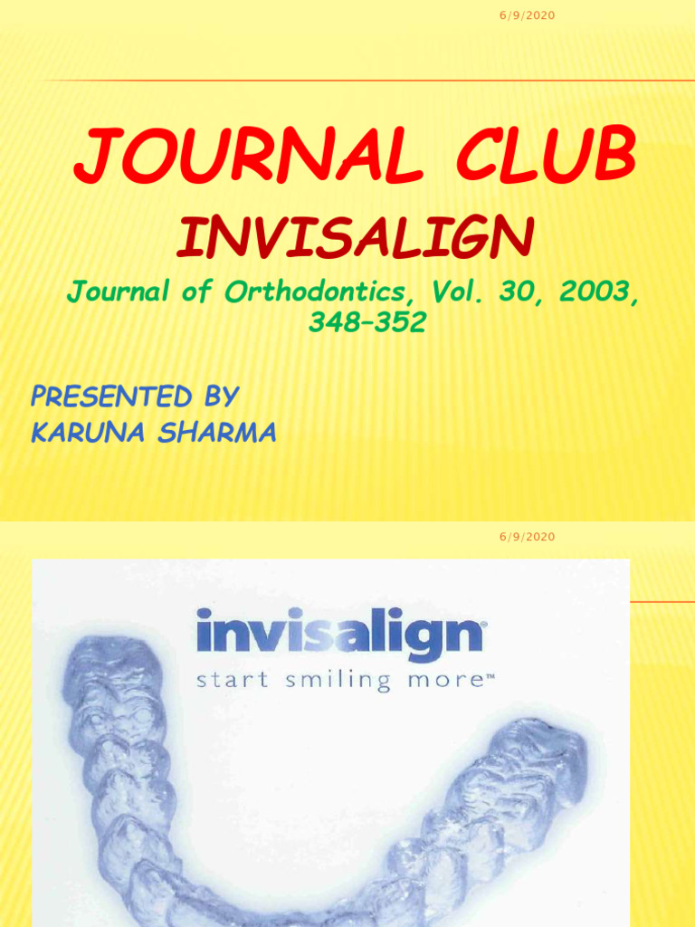 Invisalign System Overview and Technique | PDF | Orthodontics ...