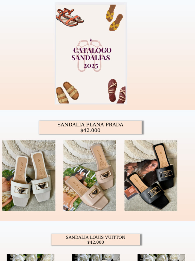 Catalogo Sandalias 2025 | PDF